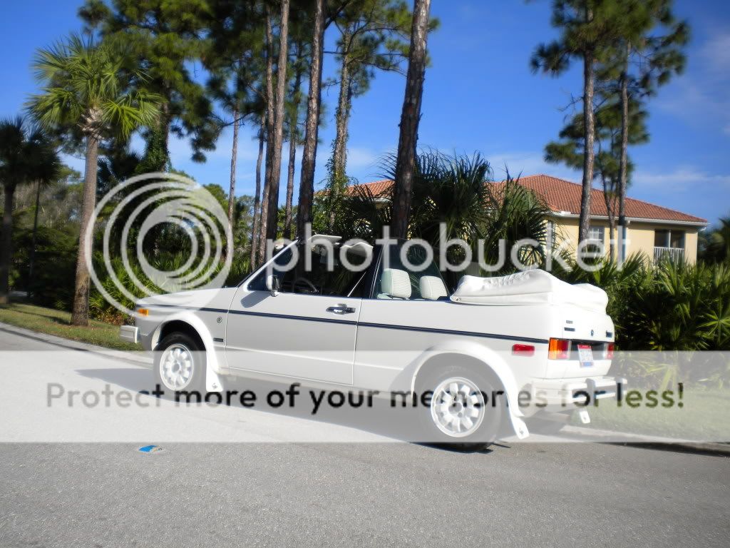84 Rabbit Cabriolet - Triple White - Almost 4 years since I posted | VW ...