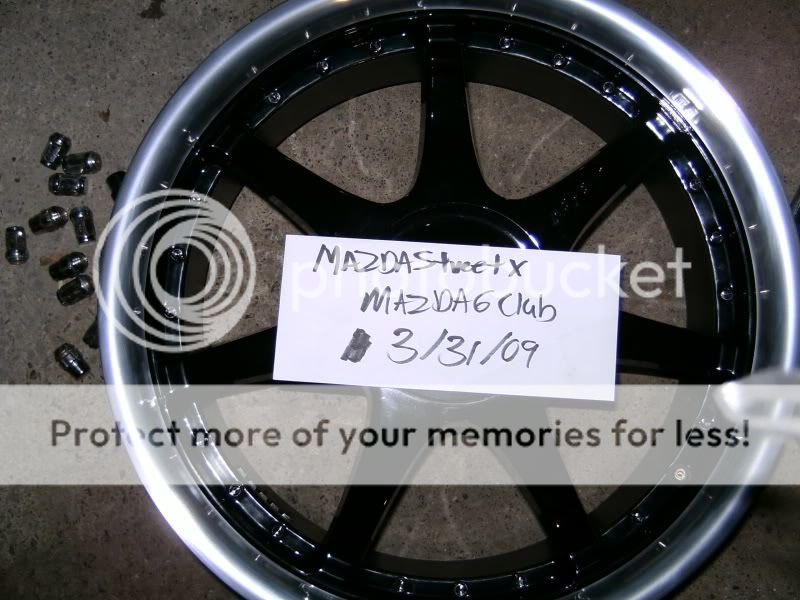 19" black motegi ff7's | Mazda 6 Forums