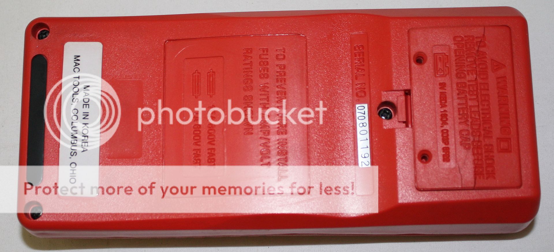 Mac Tools EM710 Digital Multimeter with Backlit Display 138973-1 | eBay